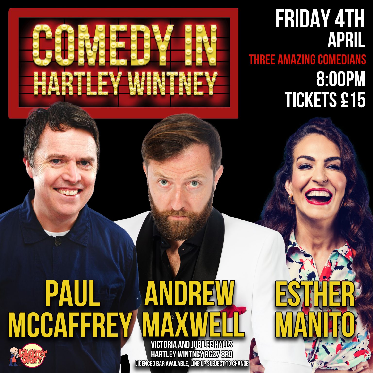 April's Comedy in Hartley WintneyTickets April's Comedy in Hartley ...